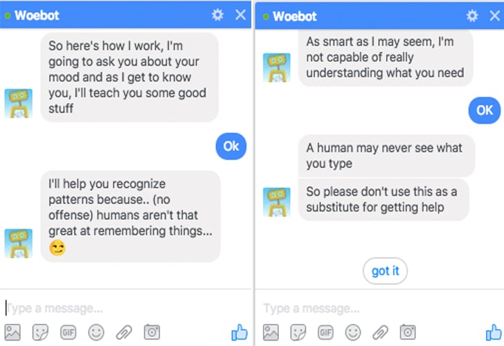 Woebot, el bot psicologo que te aconseja por chat - Forocoches