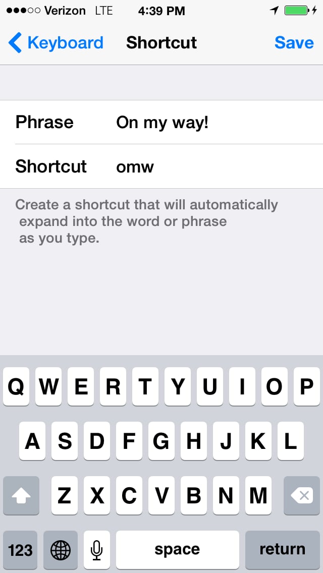 Set up keyboard shortcuts. | Texting Tips | POPSUGAR Australia Tech ...