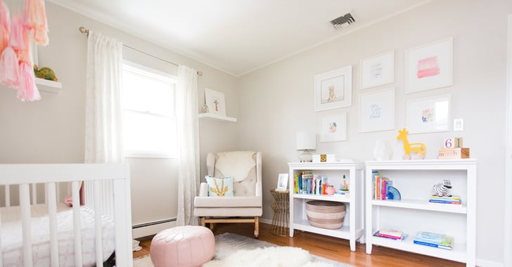 Simple and Bright Nursery For a Baby Girl | POPSUGAR Family