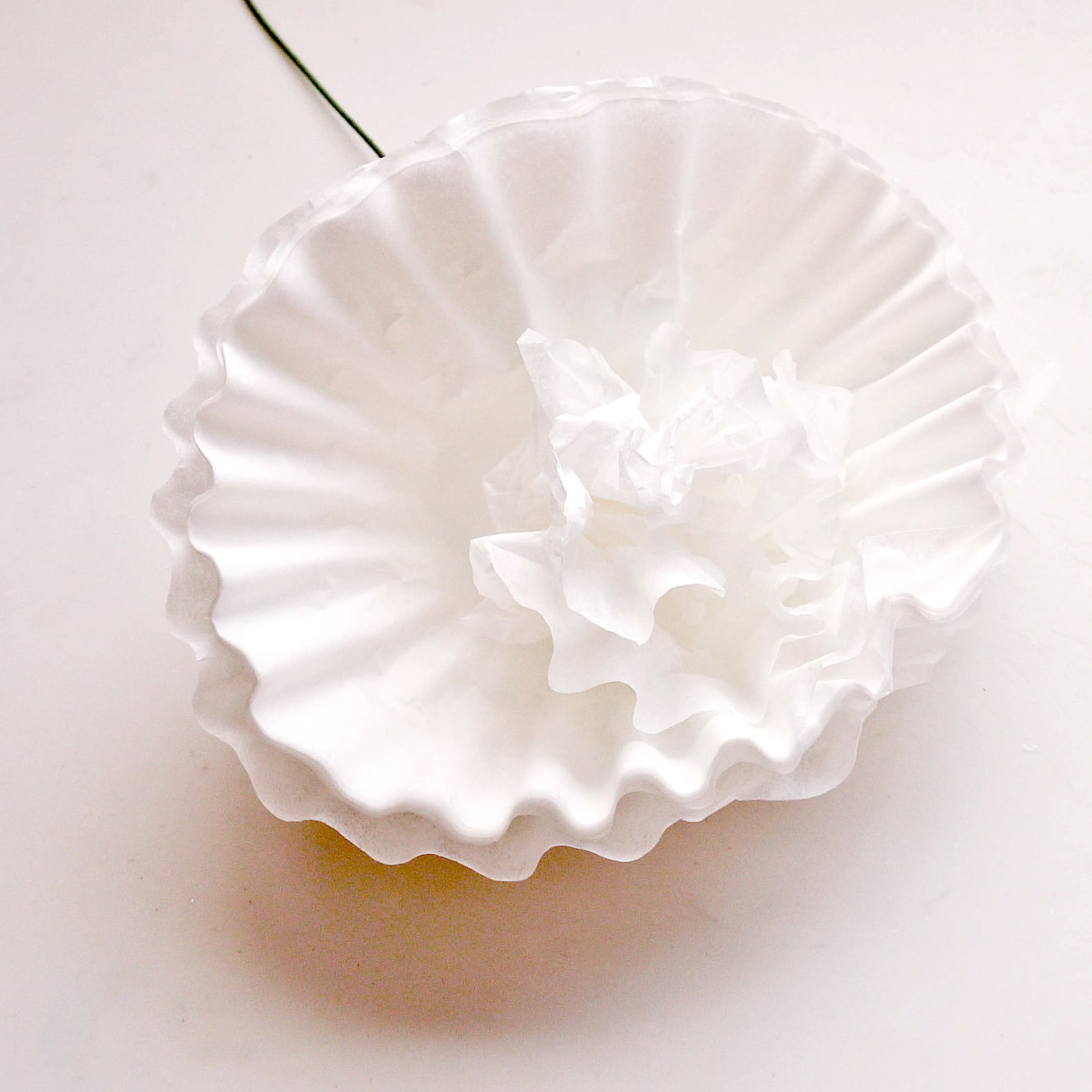 DIY Coffee Filter Peonies | PS Smart Living