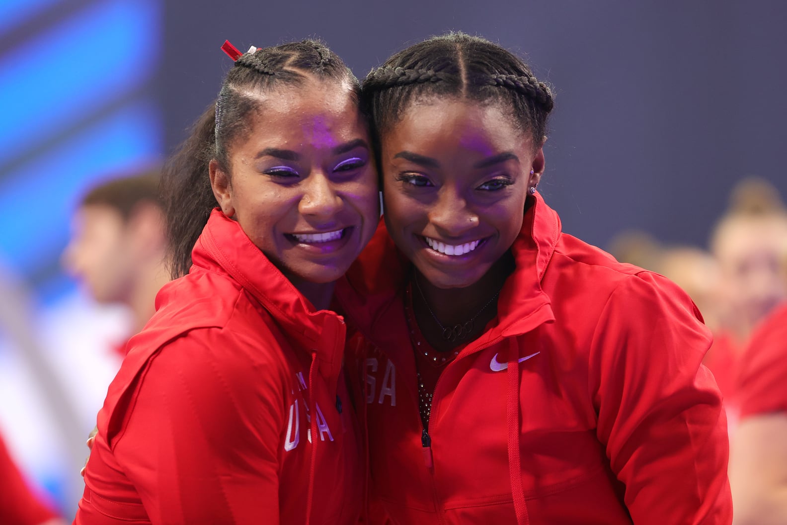 Simone Biles and Jordan Chiles Cute Tokyo Olympics Pictures | PS Celebrity