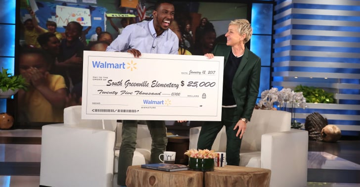 Ellen DeGeneres Surprises Inspiring Teacher Michael Bonner | POPSUGAR ...