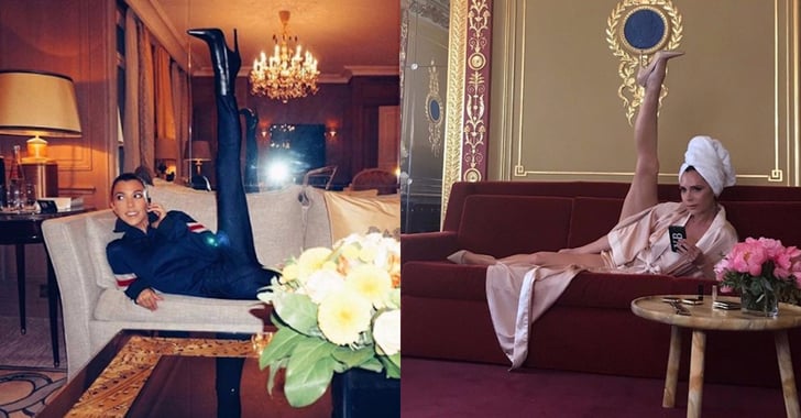 Victoria Beckham Leg Pose on Instagram | POPSUGAR Fashion