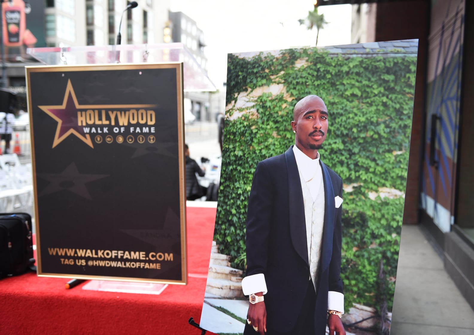 Tupac Shakur Receives Star on Hollywood Walk of Fame | POPSUGAR Celebrity