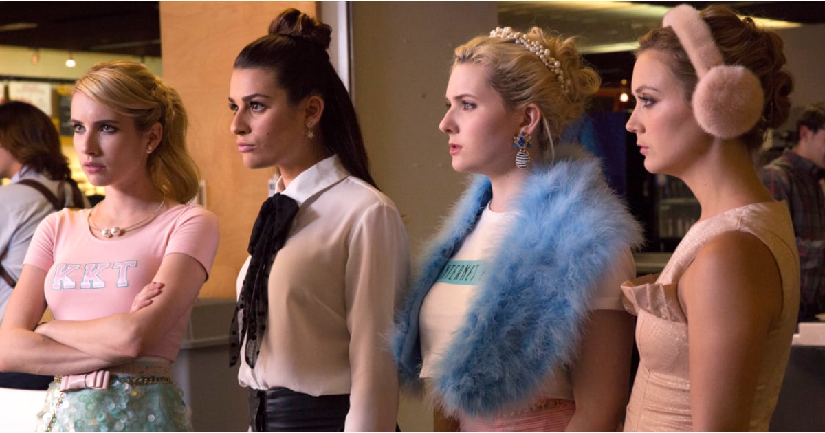 Scream Queens Cafeteria Fight Scene Video | POPSUGAR Entertainment