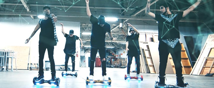 "What Do You Mean?" Segway Dance Video | POPSUGAR Celebrity