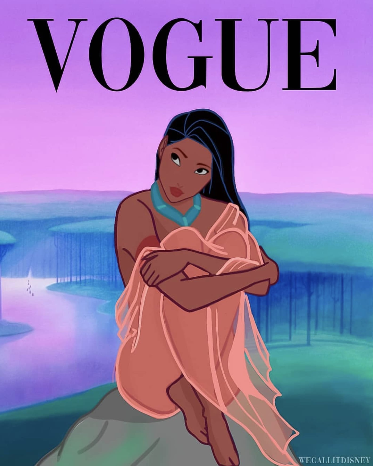 This Artist Gave Disney Princesses Their Own Vogue Covers | PS Smart Living