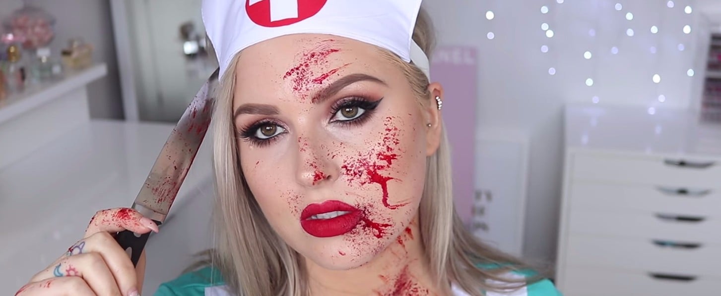 zombie nurse makeup tutorial