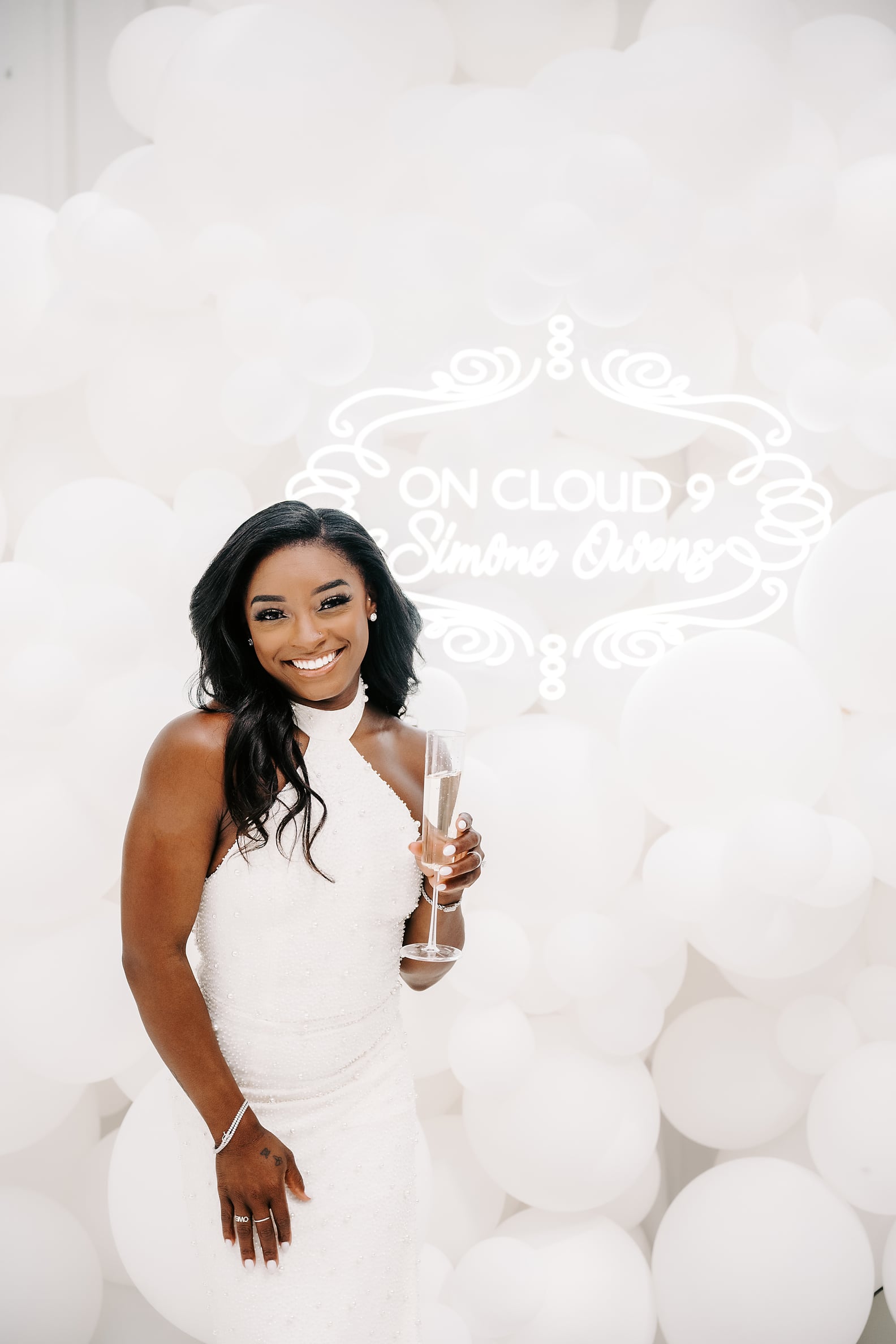 Simone Biless White Halter Dress For Her Bridal Shower Ps Fashion