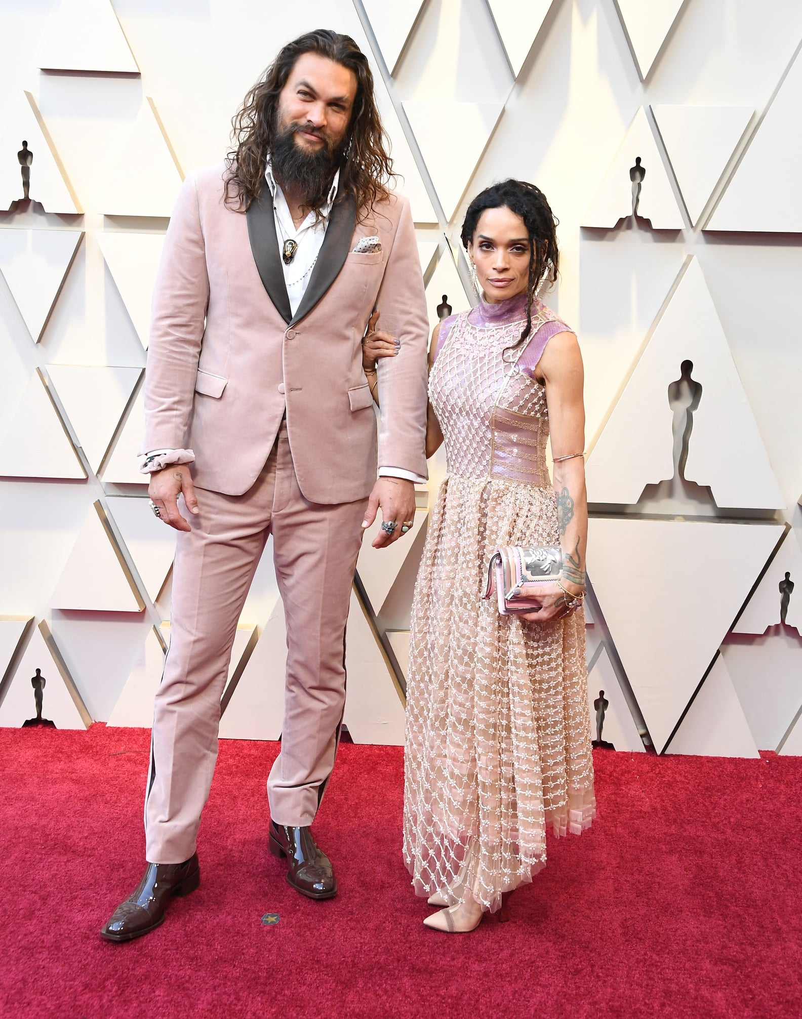 Jason Momoa and Lisa Bonet's Glambot Video at 2019 Oscars | PS Celebrity