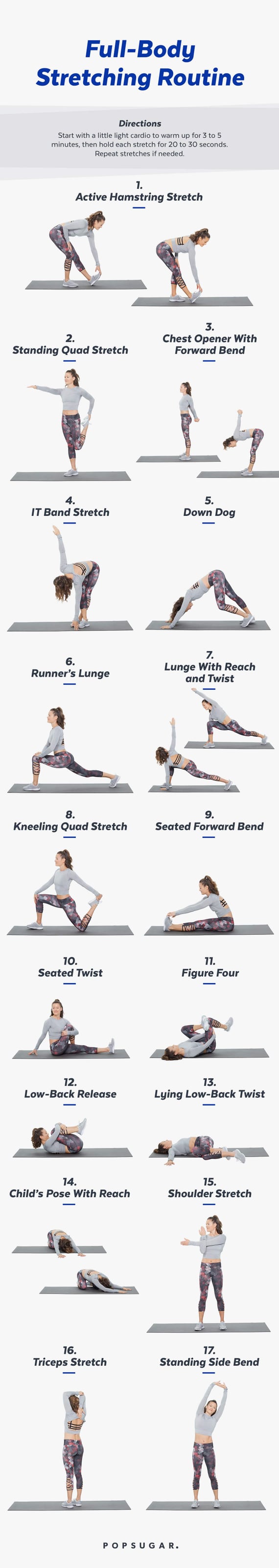 Printable Stretch Routine PS Fitness