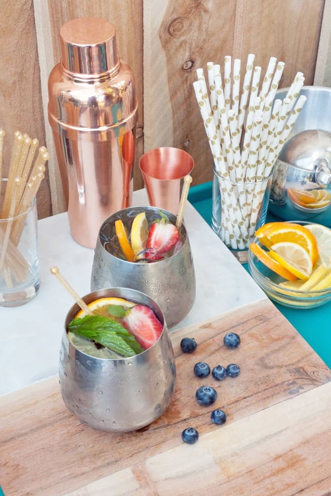 Easy DIY Drink Bar | POPSUGAR Food