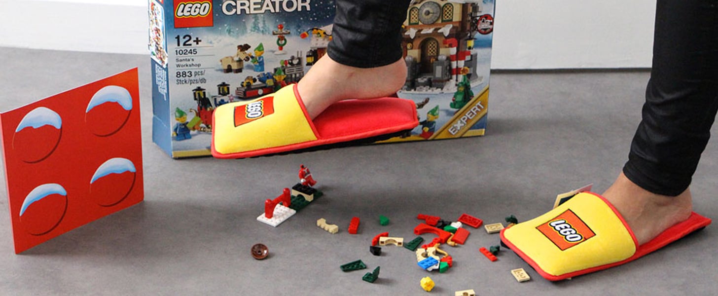 Slippers Designed to Protect Bare Feet From Lego Bricks | POPSUGAR Family
