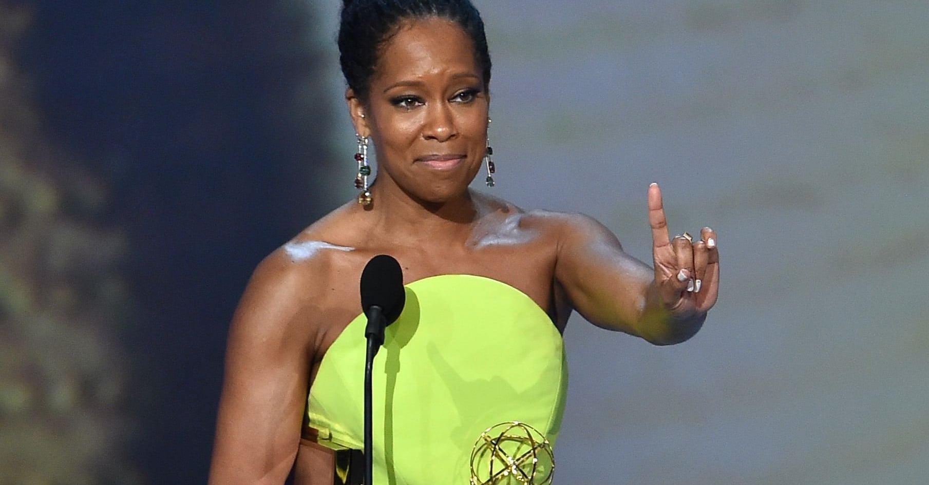 Regina King Emmys Acceptance Speech Video 2018 | POPSUGAR Entertainment