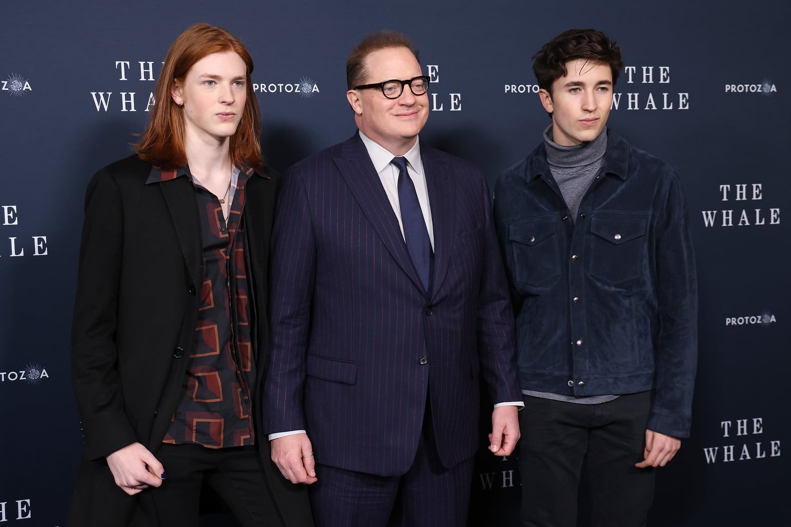 Brendan Fraser Brings His Sons to The Whale Premiere in NYC | PS Celebrity
