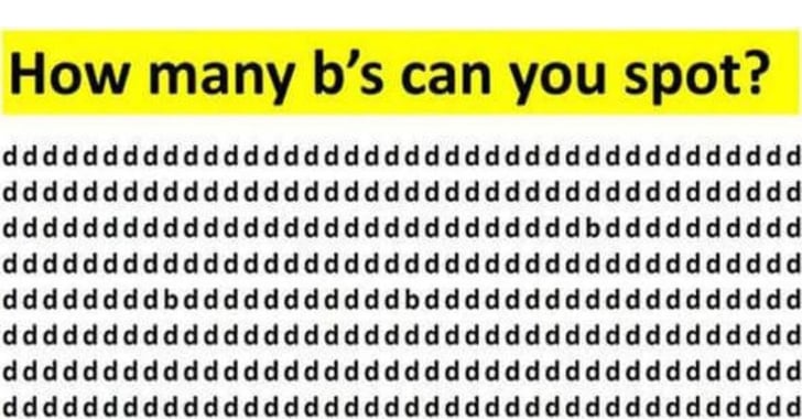How Many Bs in This Brain Teaser? | POPSUGAR Technology UK