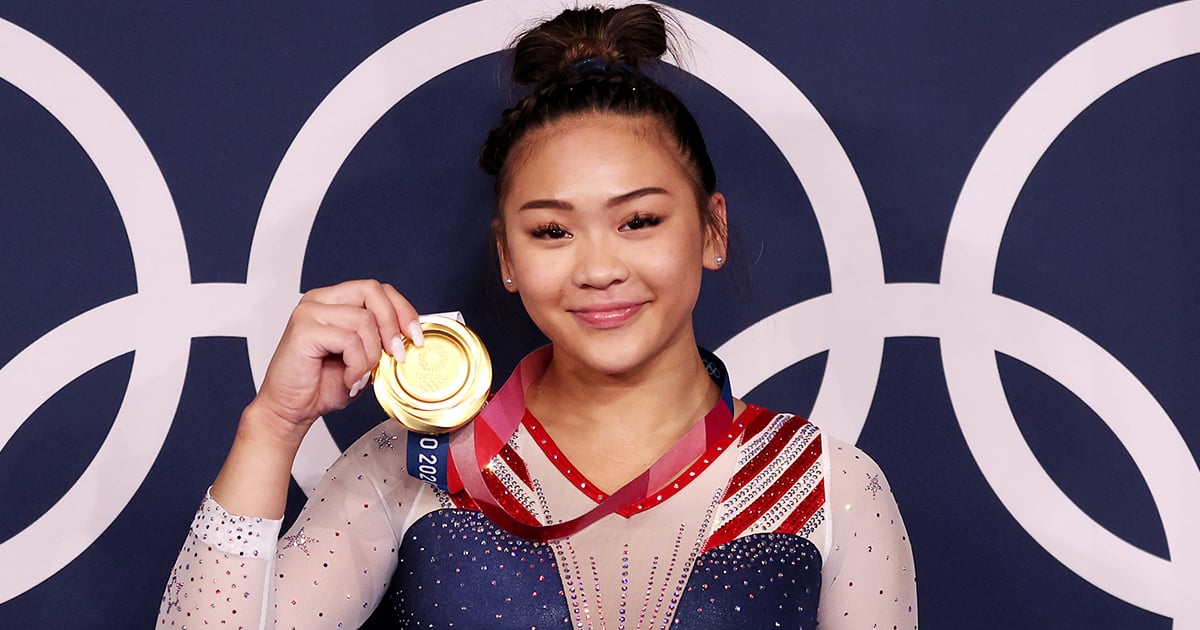 Suni Lee Wearing a Pink Bow Dress on Instagram | PS Fashion