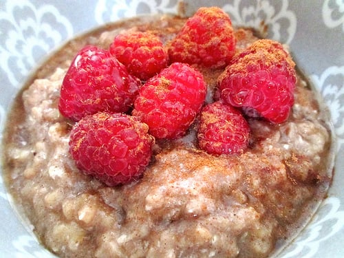 Maple TVP Protein Oatmeal