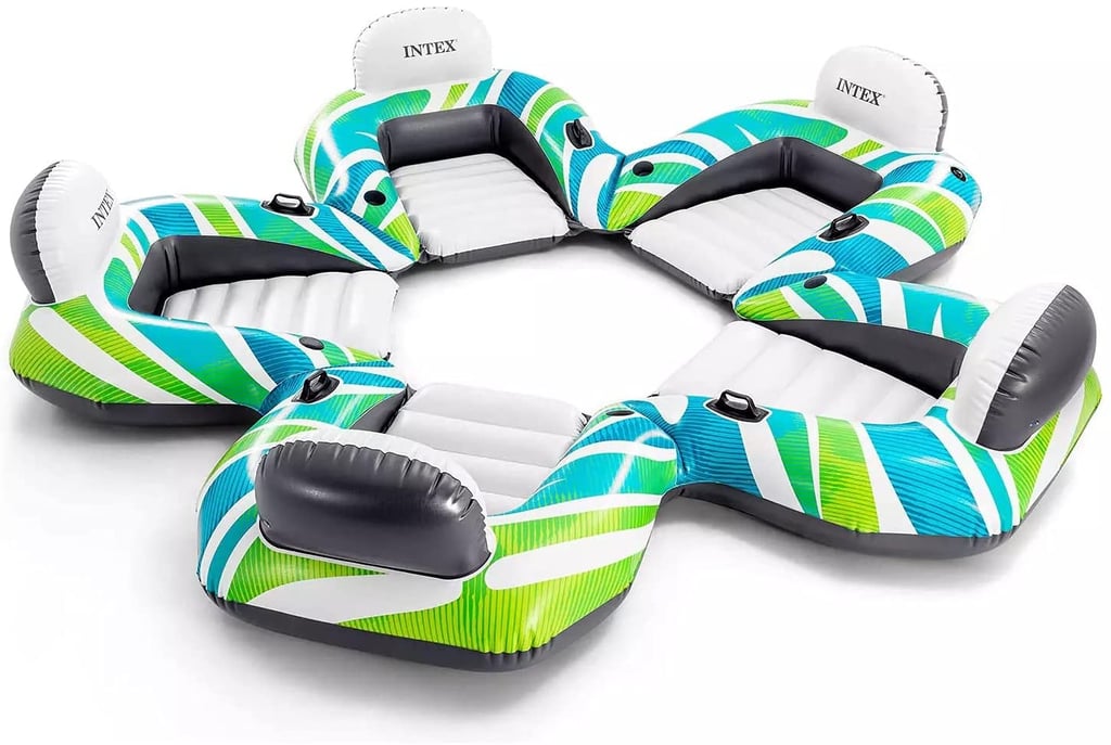 Intex Funtastic Five Floating Island | Best Big Pool Floats For Groups ...