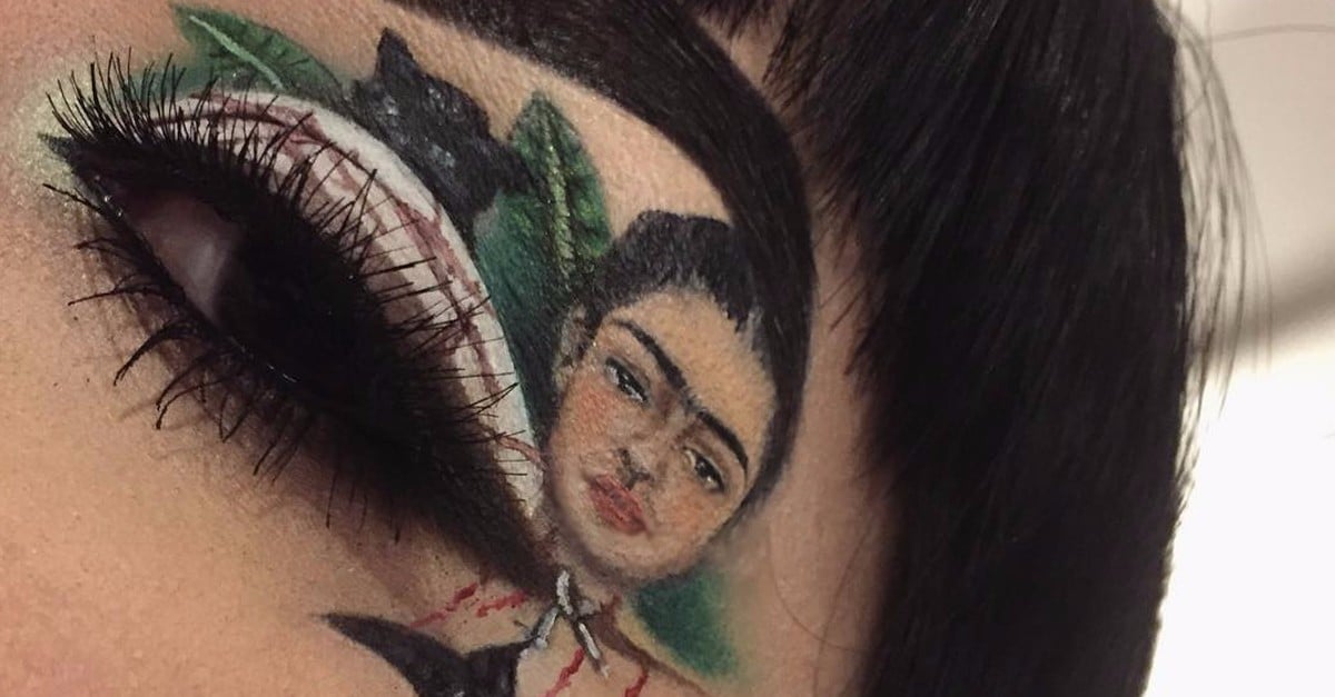 Frida Kahlo Eye Makeup Art | PS Latina