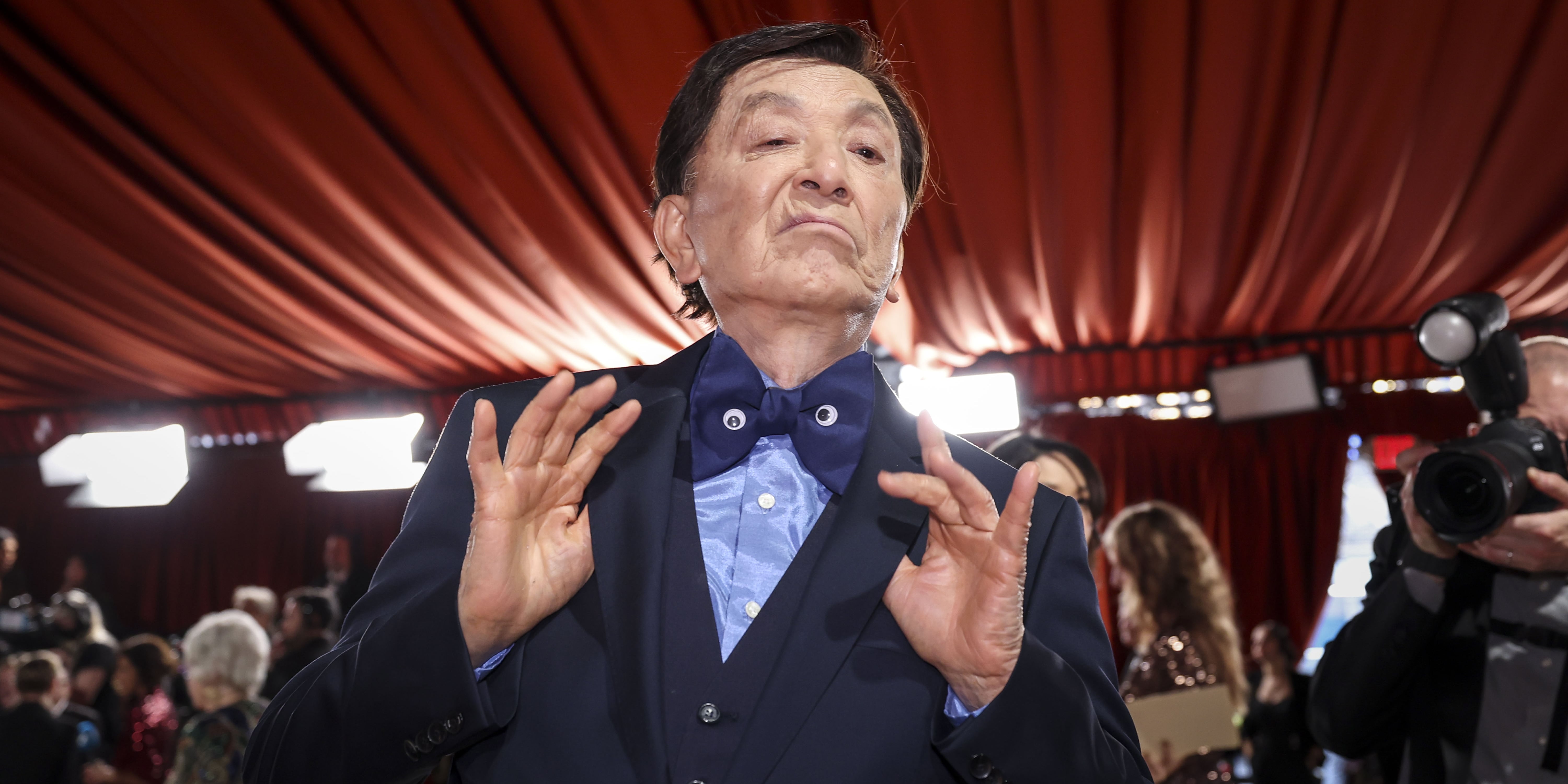 James Hong's Fun Poses on the 2023 Oscars Red Carpet | PS Celebrity