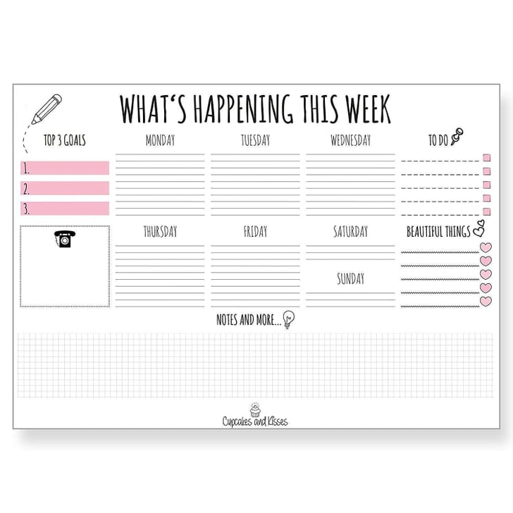 Desk Pad Calendar For Writing | Best Gifts For Coworkers 2018 ...