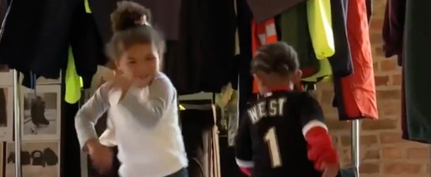 Kanye West's Son and Chance the Rapper's Daughter Dancing | PS Celebrity