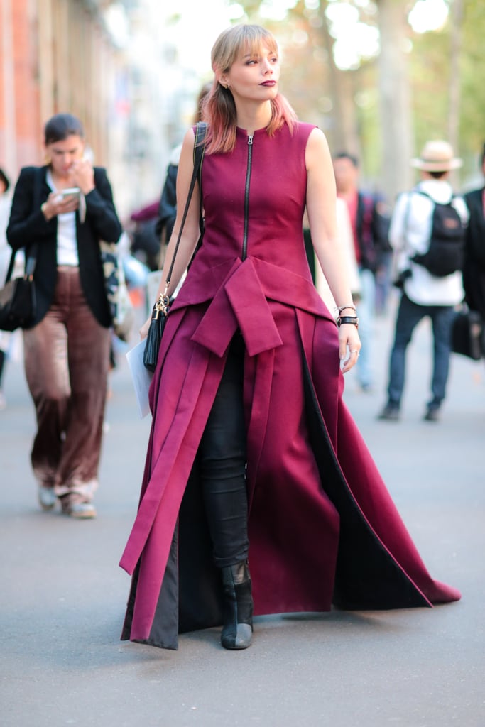 How to Wear a Dress Over Jeans | POPSUGAR Fashion