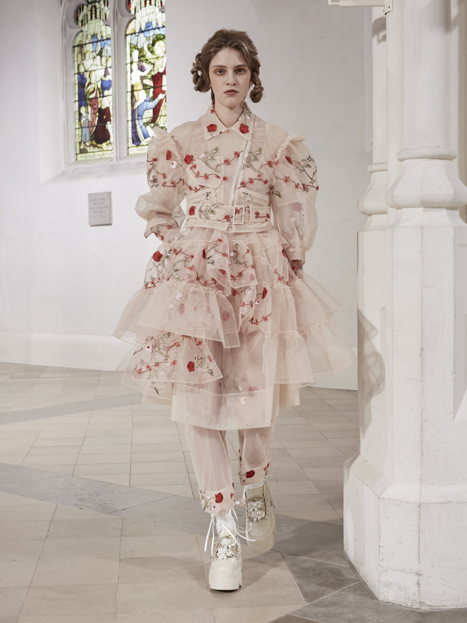 Simone Rocha Fall 2021 Features Patchwork and Regencycore | PS Fashion