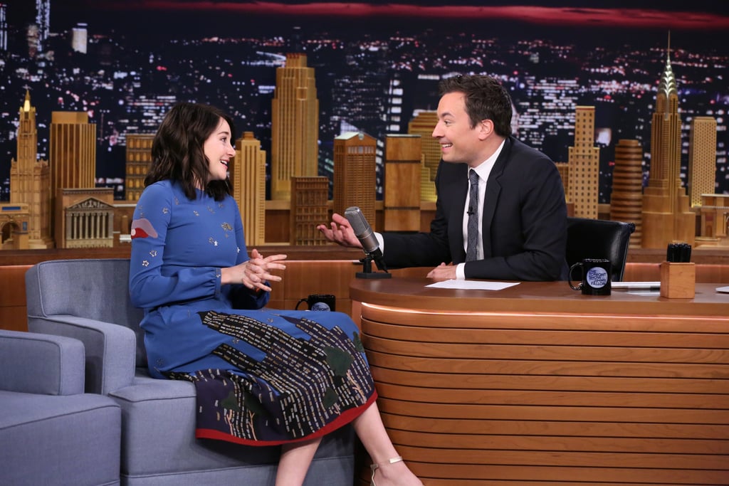 Shailene Woodley in Valentino Dress on Jimmy Fallon | POPSUGAR Fashion