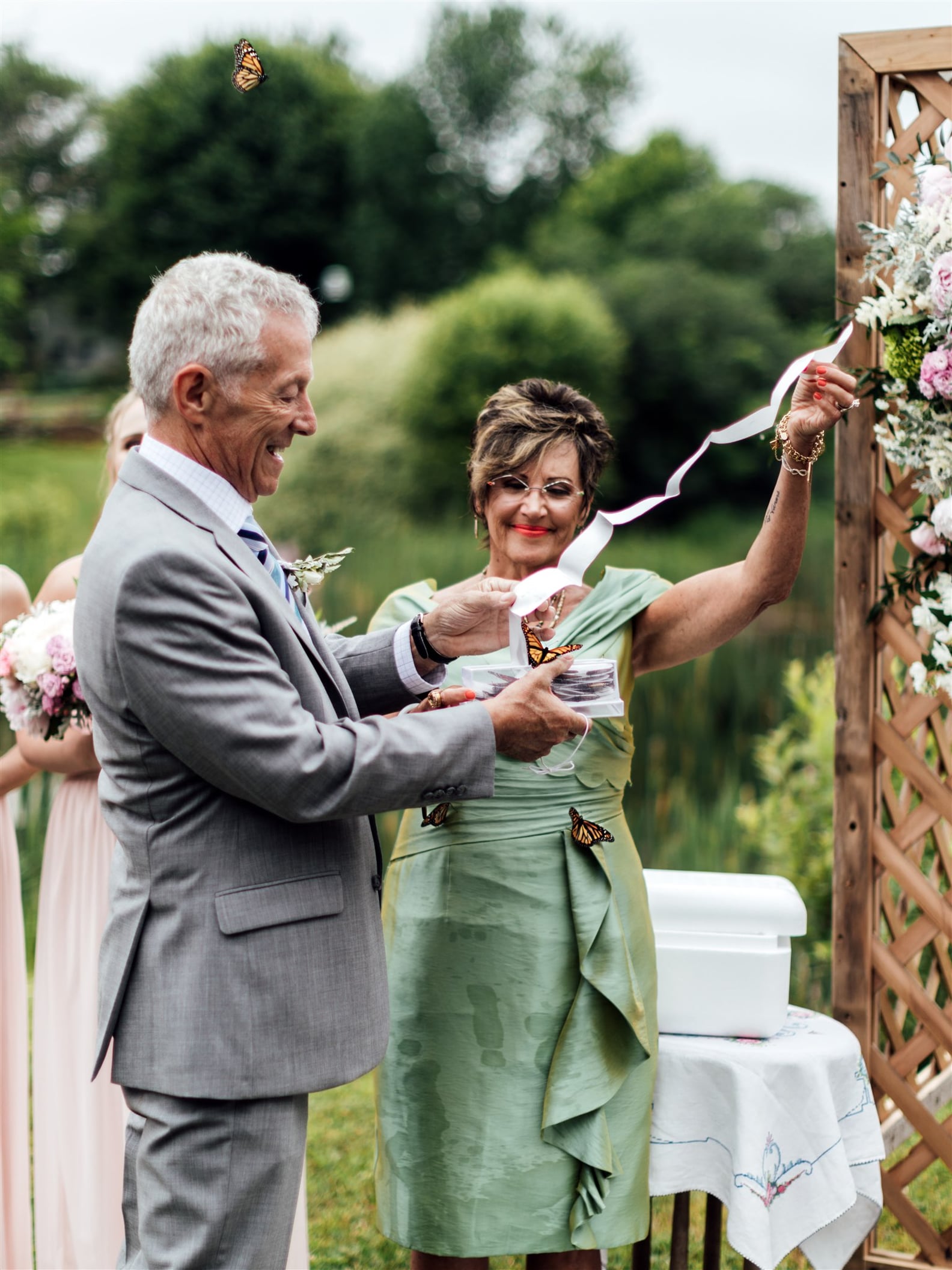 Butterfly Release at Wedding to Honor a Loved One | PS Love