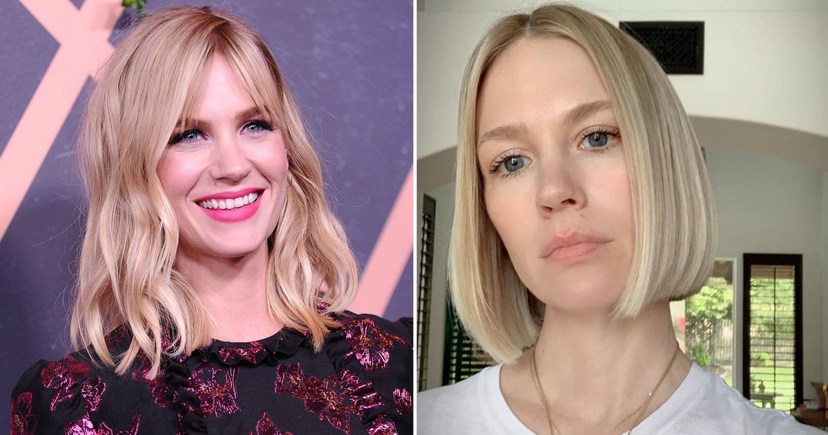 January Jones Bob Haircut 2019 | PS Beauty