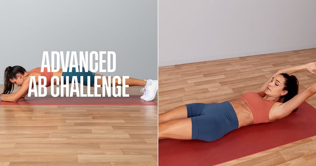 Advanced Ab Challenge From Kayla Itsines | POPSUGAR Fitness