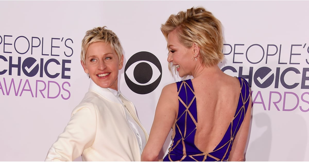 Ellen DeGeneres Portia de Rossi People's Choice Awards 2015 | POPSUGAR ...