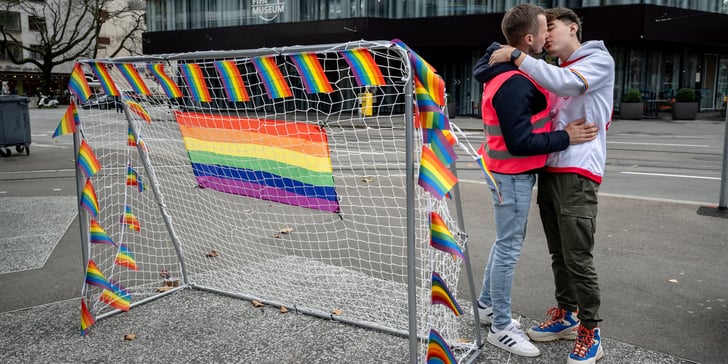 Fans Make a Statement Against Qatar Anti-LGBTQ Laws | POPSUGAR Fitness