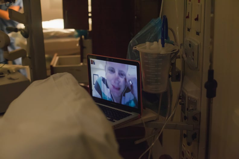 Photos of Military Birth Witnessed Over Skype | PS Family