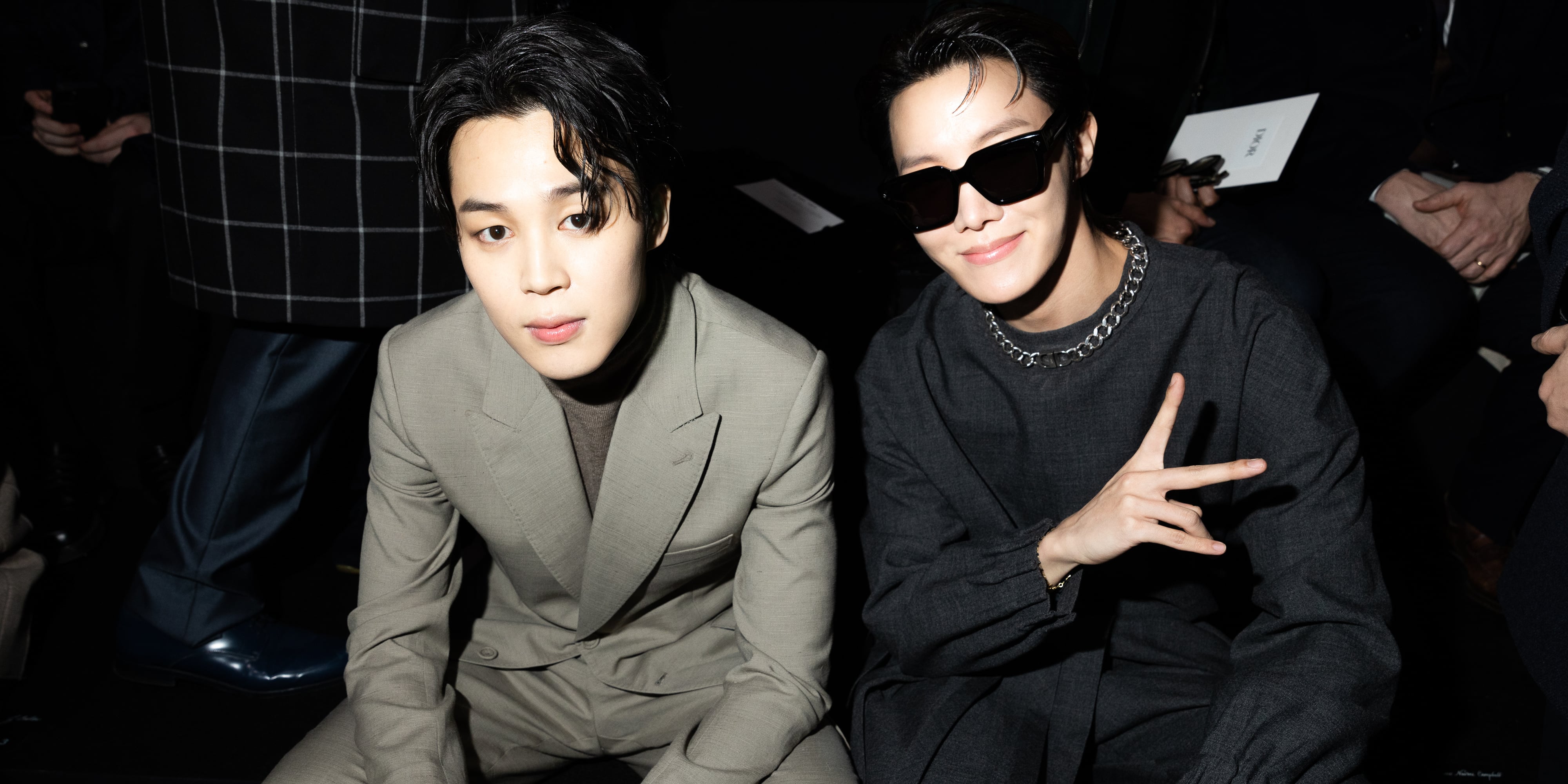 Jimin Sits Front Row at the Dior Menswear Fall 2023 Show | POPSUGAR Fashion