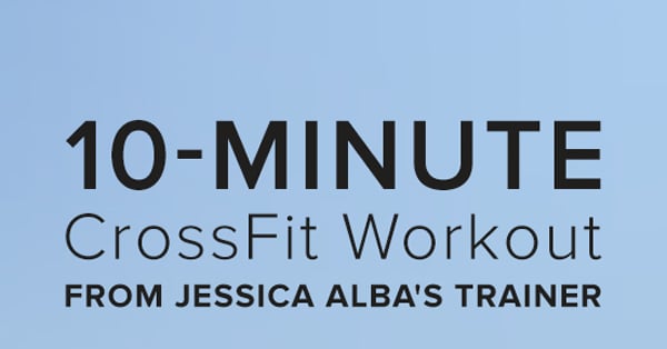 10-Minute Jessica Alba CrossFit Workout Video | PS Fitness