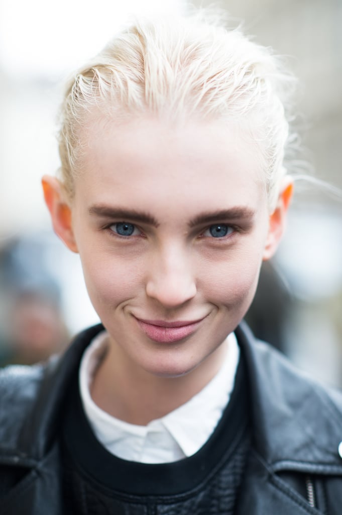 Street Style Hair and Makeup | Paris Fashion Week Fall 2014 | POPSUGAR ...
