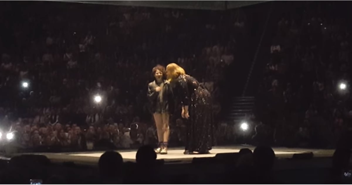 Adele Sings With 12-Year-Old Fan in Manchester Video | POPSUGAR Celebrity
