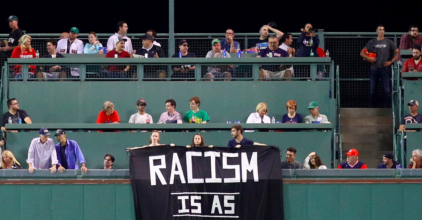 Racism Banner Displayed at Fenway Park | POPSUGAR News