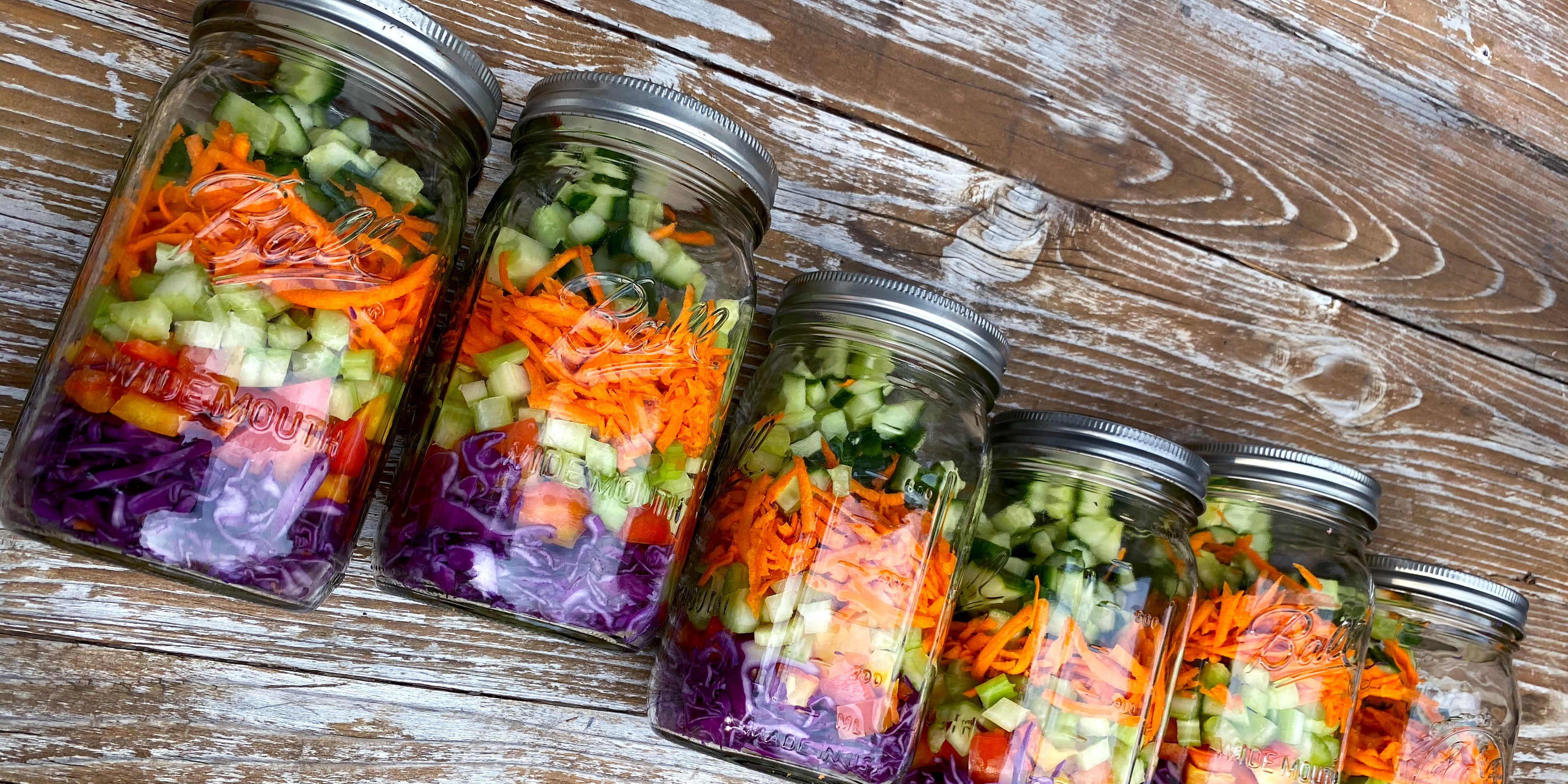 How to Meal Prep Salads For the Week | POPSUGAR Fitness