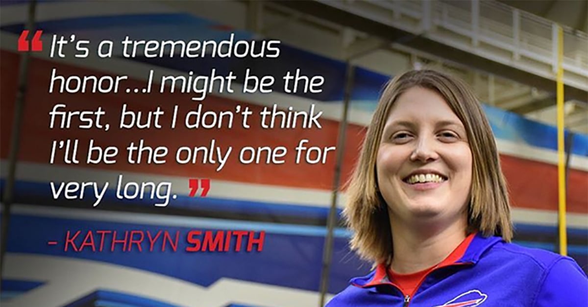 The NFL's First Female Assistant Coach, Kathryn Smith | PS Fitness