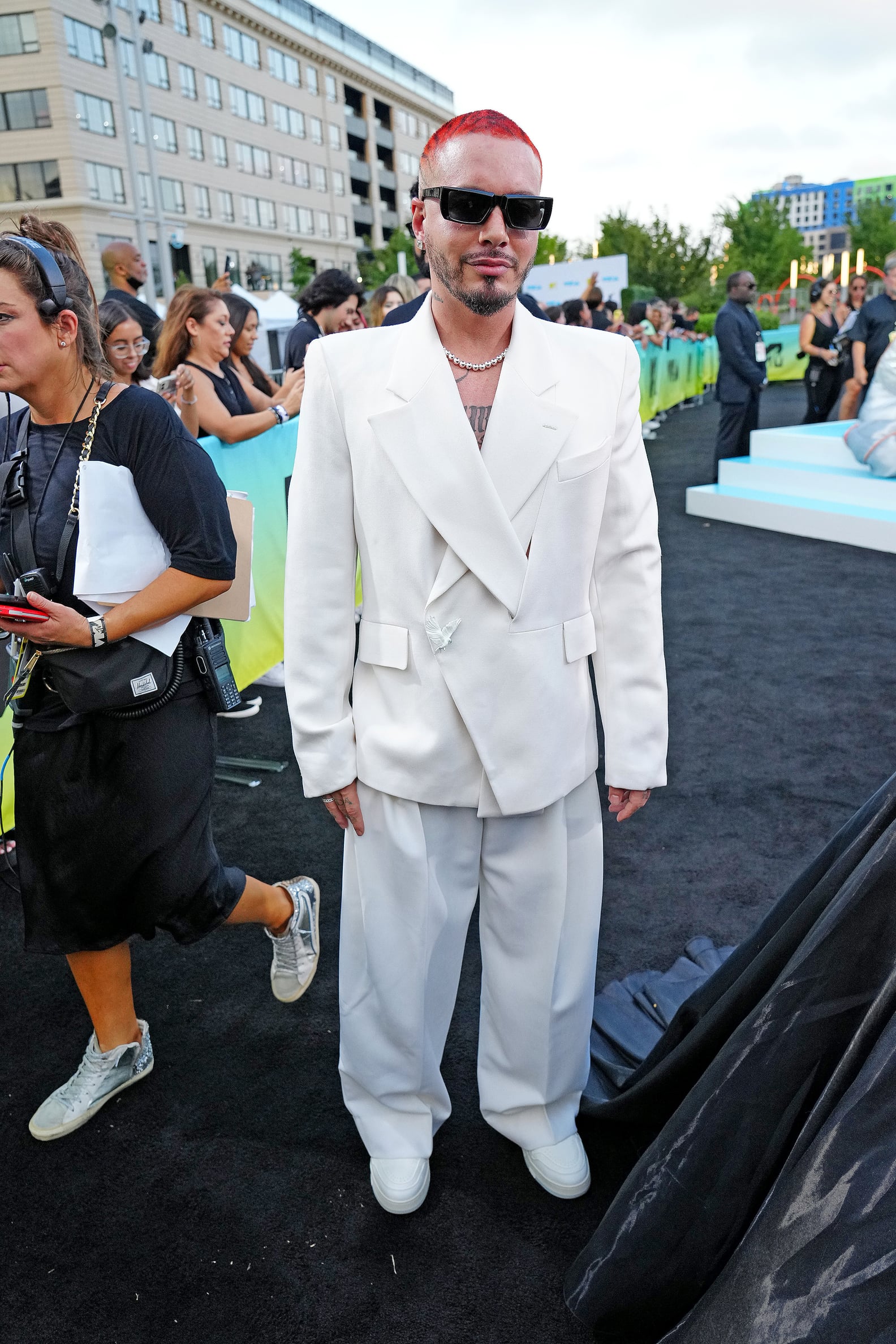 J Balvin's Tiger-Print Hair Color at the MTV VMAs 2022 | PS Beauty