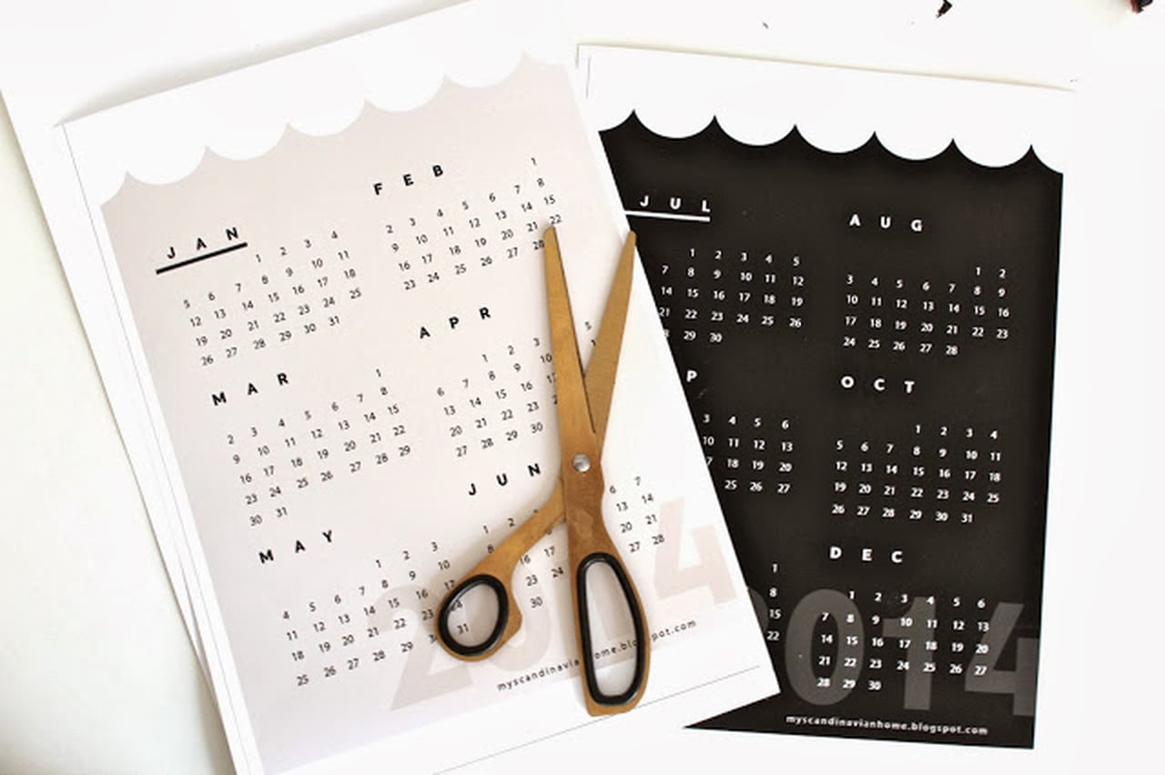 Free Printable 2014 Calendar | PS Smart Living