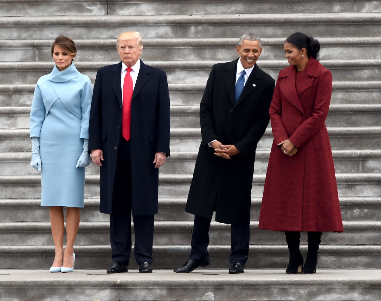Inauguration Photo of Obamas and Trumps Next to Each Other | PS News