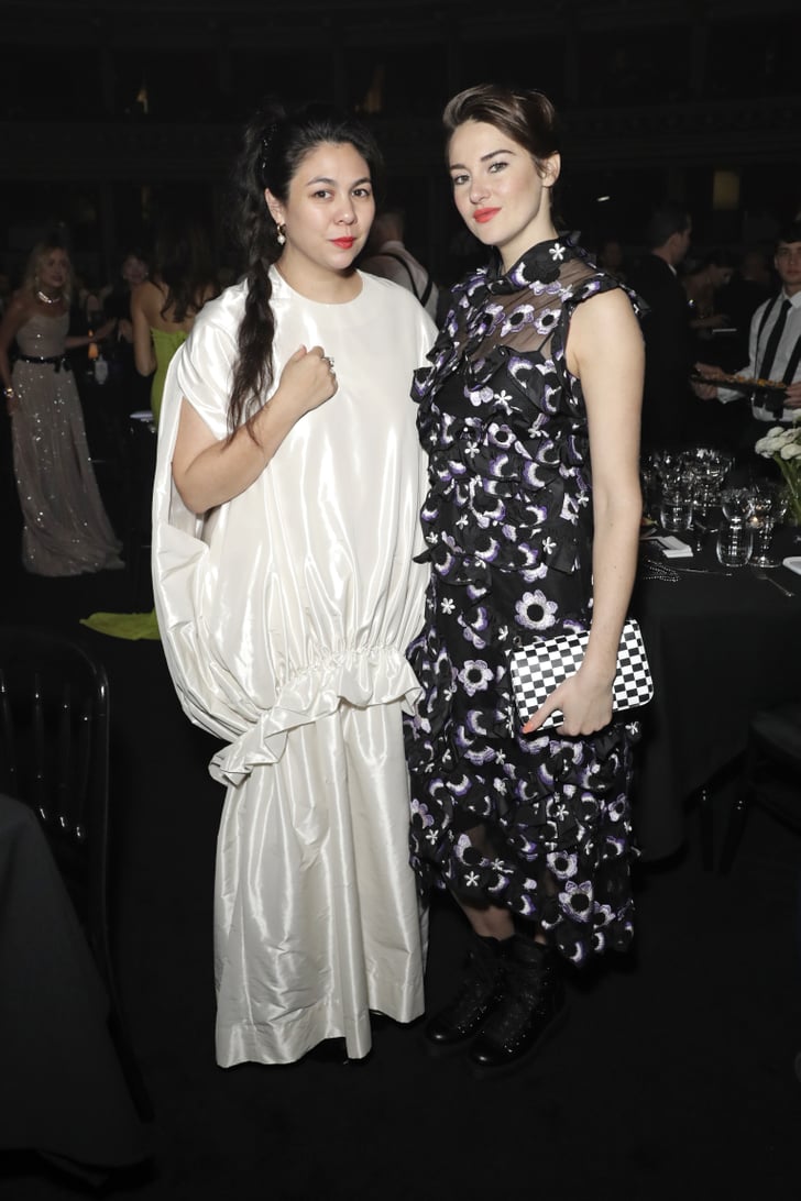 Simone Rocha and Shailene Woodley at the British Fashion Awards 2019 in ...
