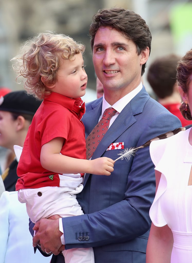 Justin Trudeau and Family at Canada Day 2017 | POPSUGAR Celebrity Photo 5