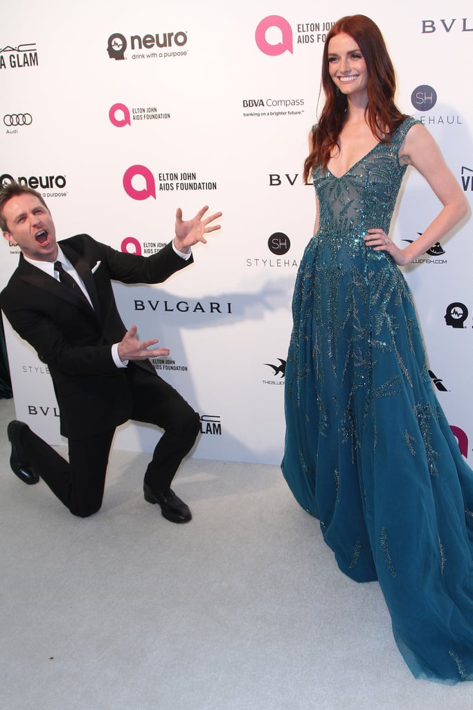 Celebrities at Elton John's Oscars Party 2016 | POPSUGAR Celebrity