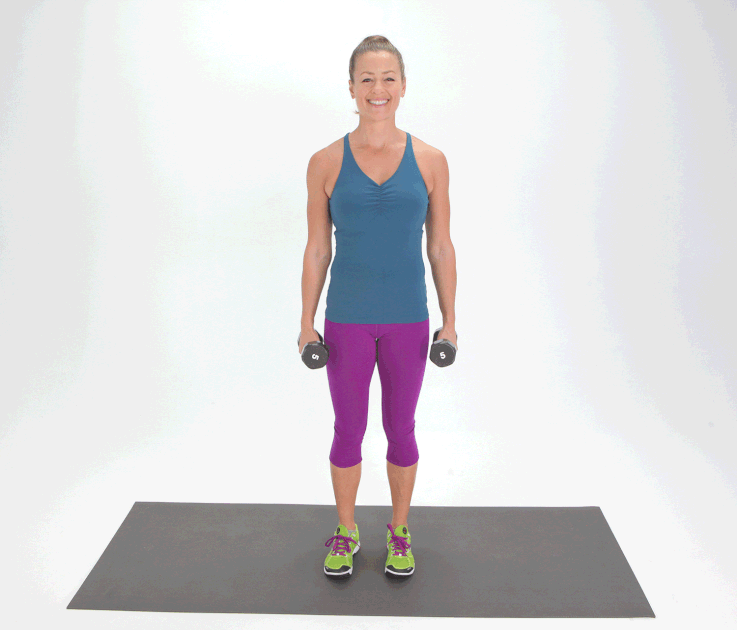 Lateral and Forward Raises (15 Reps) | Arm Workout Circuit | POPSUGAR ...